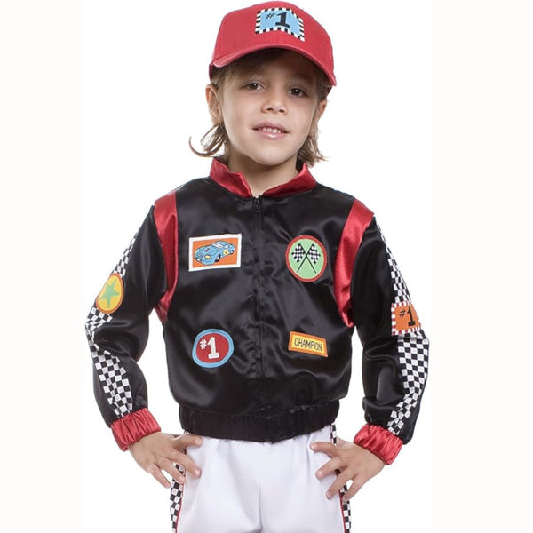 Children's 3 pc Race Car Driver Costume -Formula 1 – Time to Dress Up